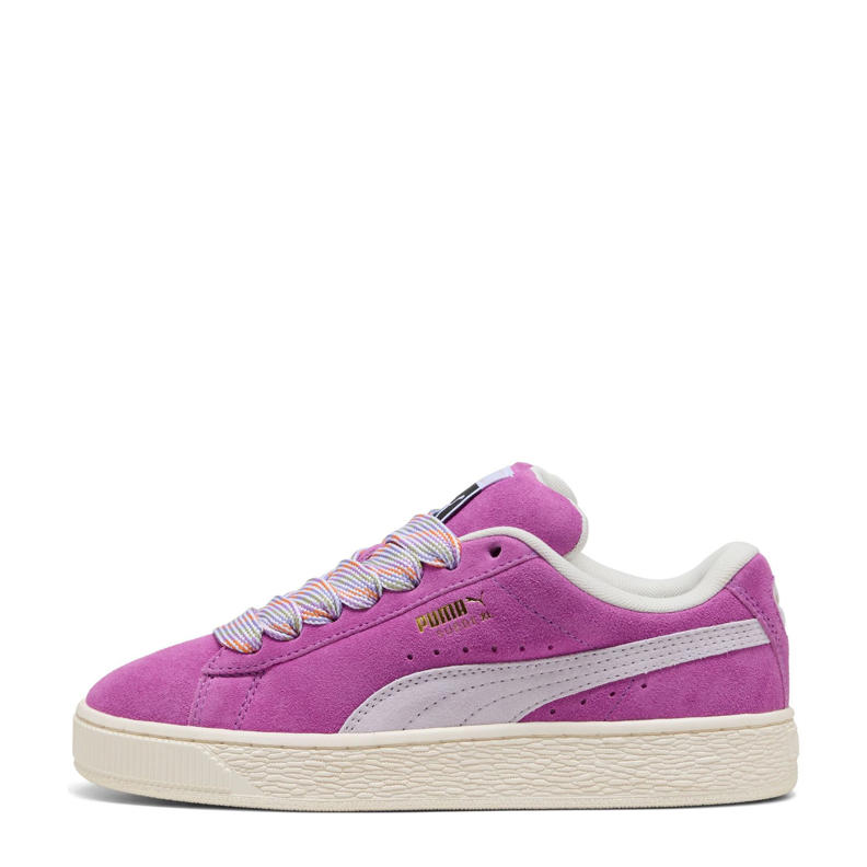 Puma Suede XL Lace II sneakers fuchsia/lila | wehkamp