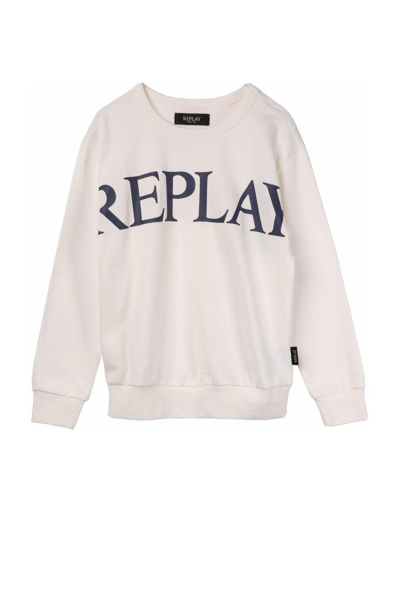 REPLAY sweater ecru kopen? | Morgen in huis | wehkamp