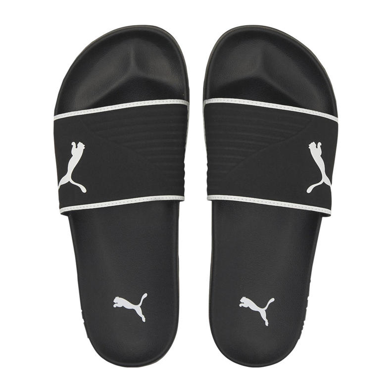 Puma Leadcat 2.0 Shower badslippers zwart/wit | wehkamp