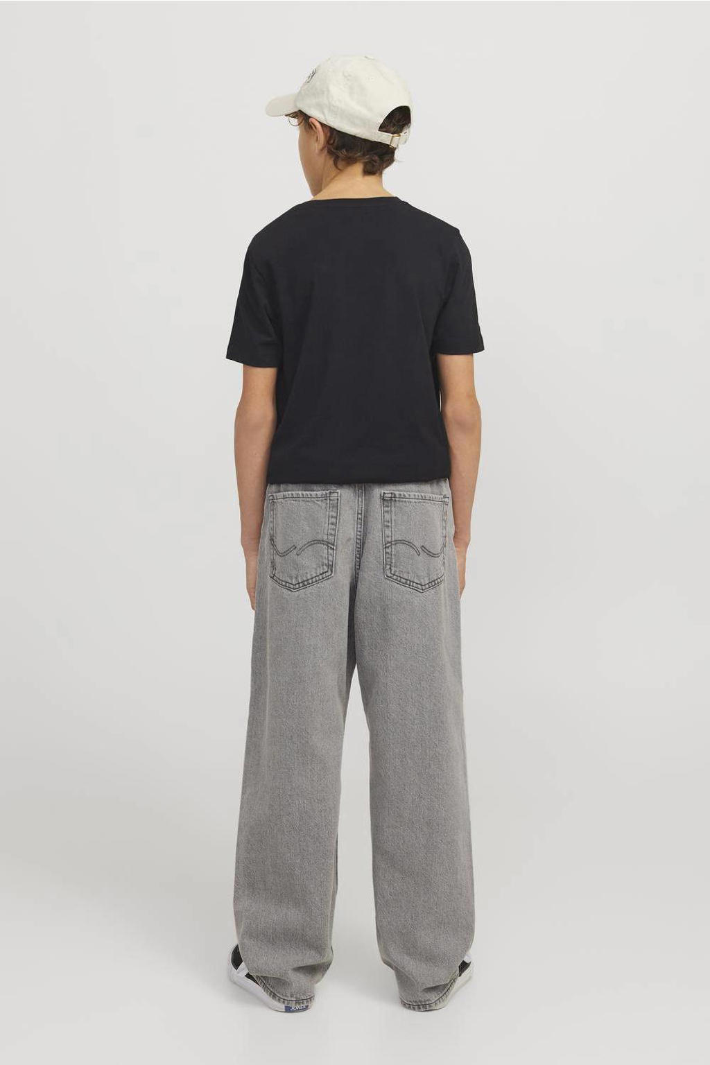 JACK & JONES JUNIOR loose fit jeans JJIALEX JJORIGINAL grey denim | wehkamp