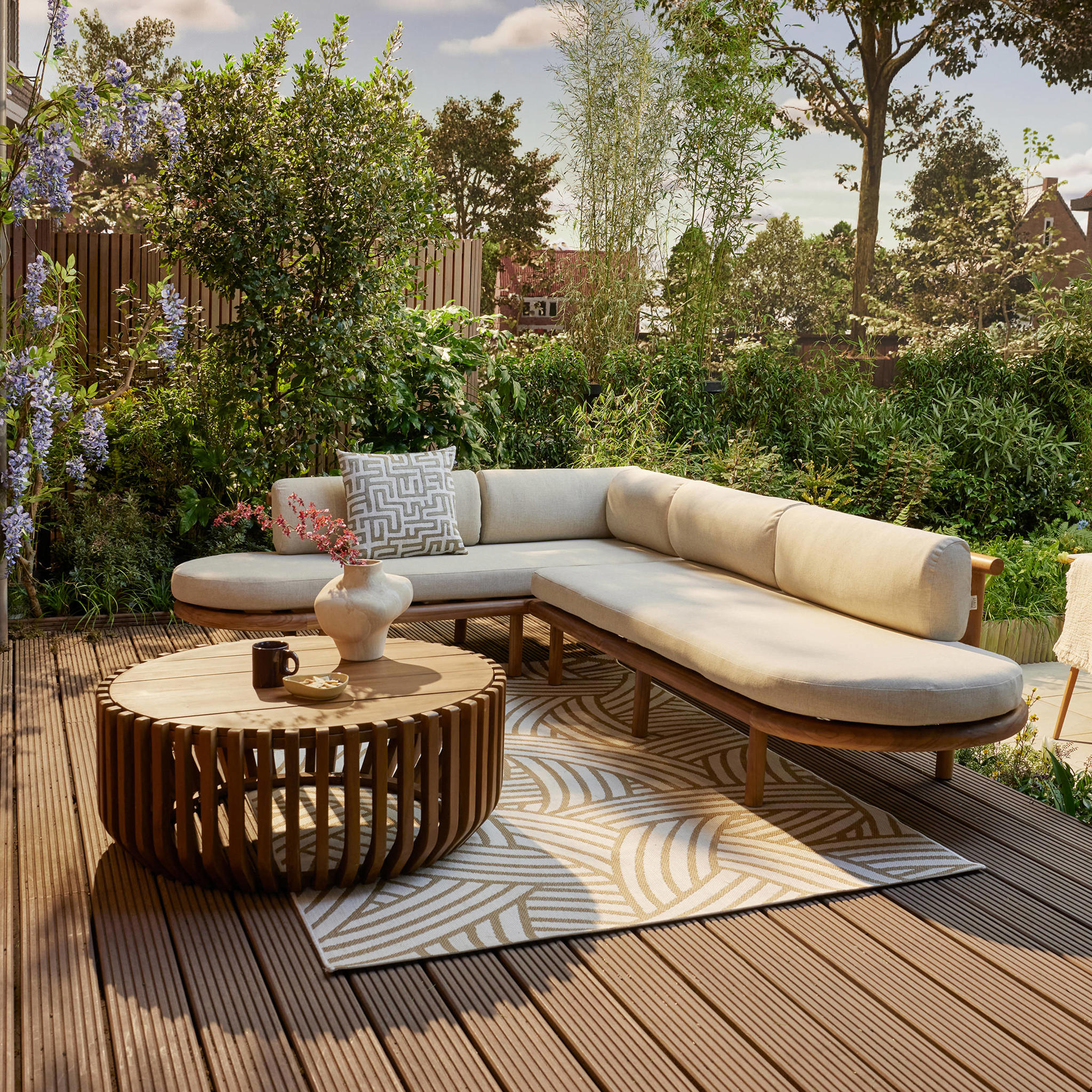 Studio LIVIT teak loungebank Viveiro | wehkamp