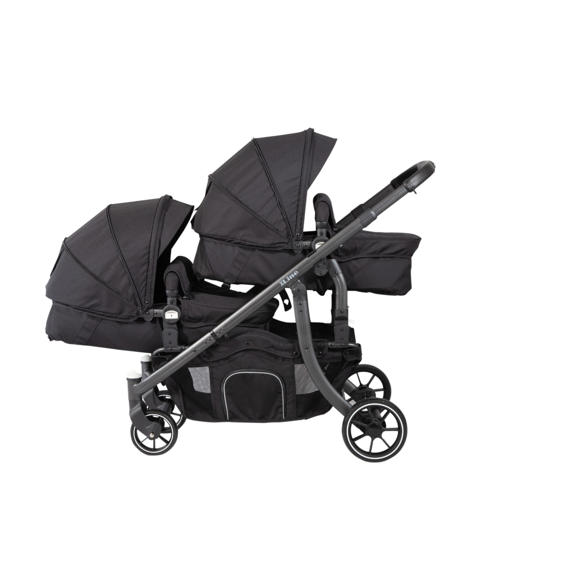 Xadventure Duo Kinderwagen Zwart | wehkamp