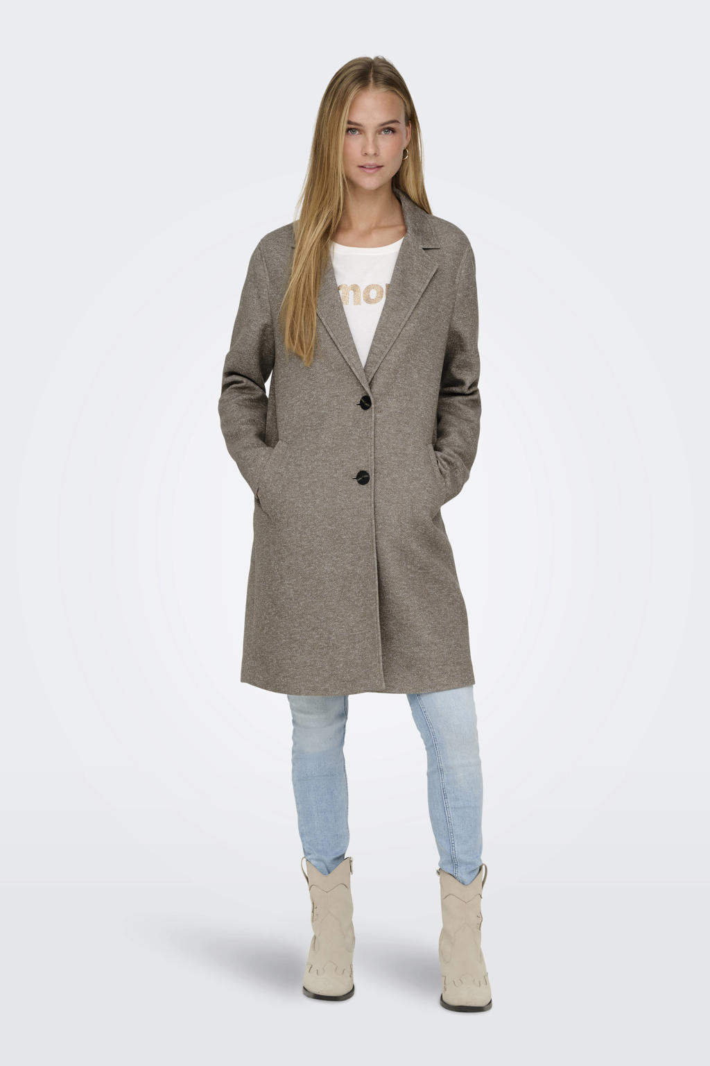 ONLY manteljas lichtbruin kopen? | Morgen in huis | wehkamp