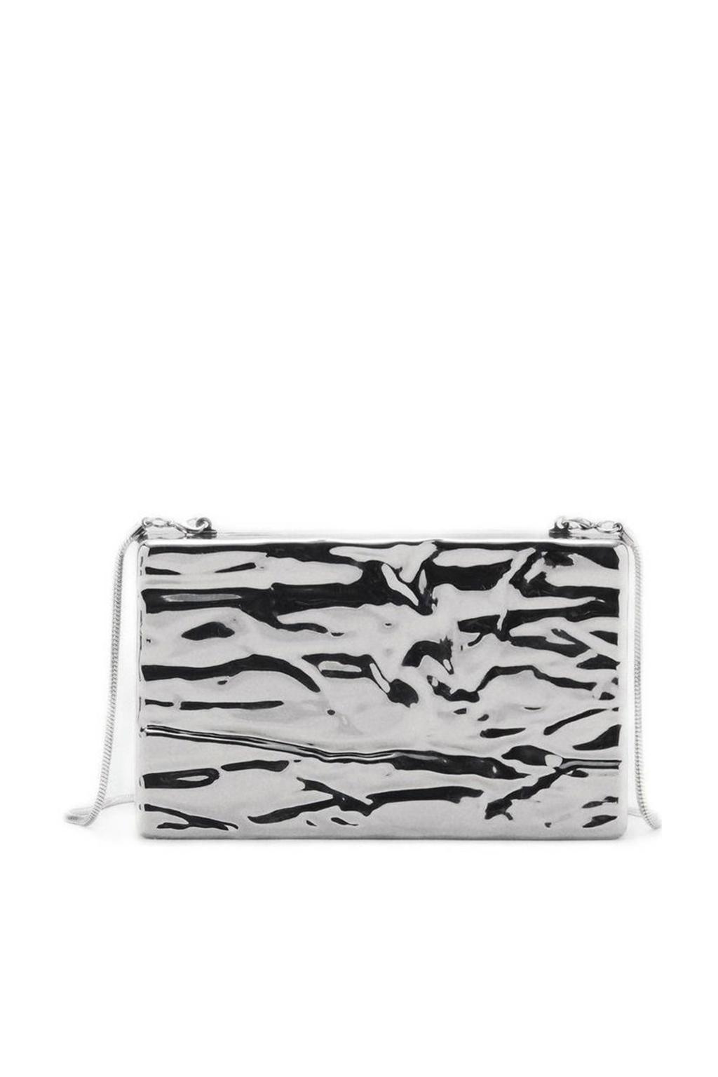 Mango clutch zilverkleurig kopen? | Morgen in huis | wehkamp