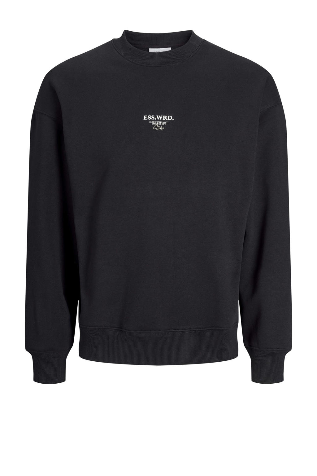 JACK & JONES ESSENTIALS sweater zwart | wehkamp