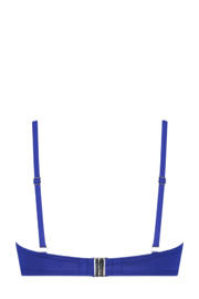 Cyell voorgevormde strapless bandeau bikinitop donkerblauw | wehkamp