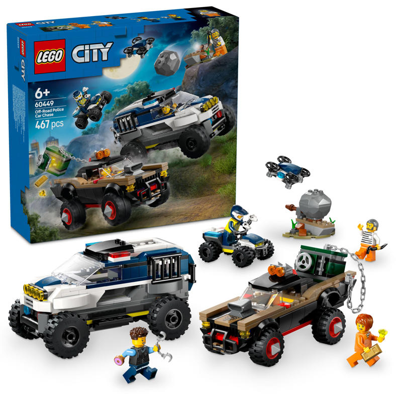 LEGO City Offroad Politieachtervolging Set 60449 | wehkamp