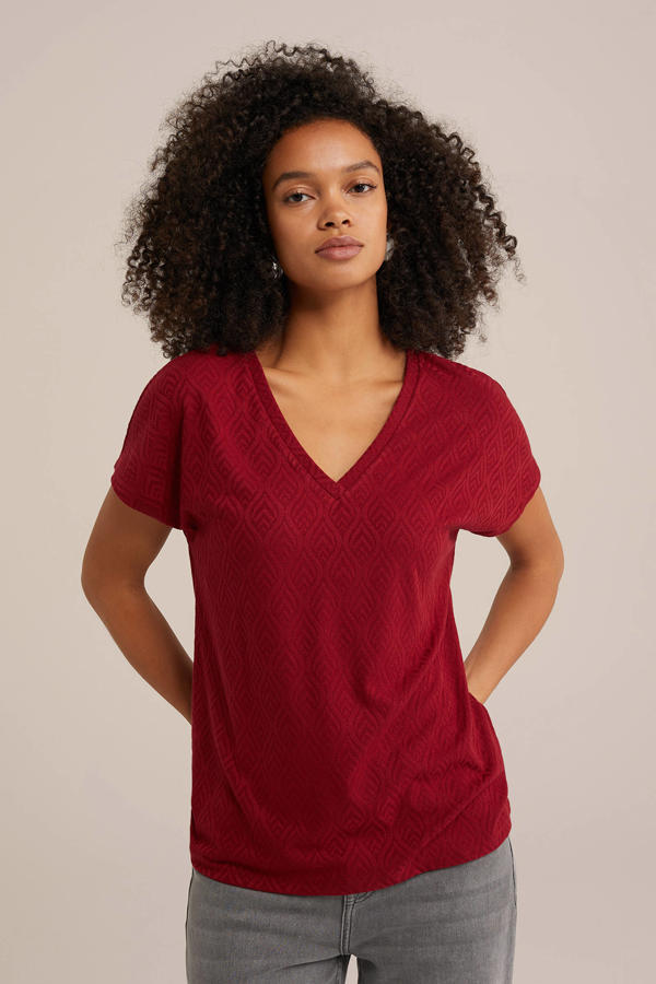 Rode t-shirts & tops voor dames online kopen? | Wehkamp