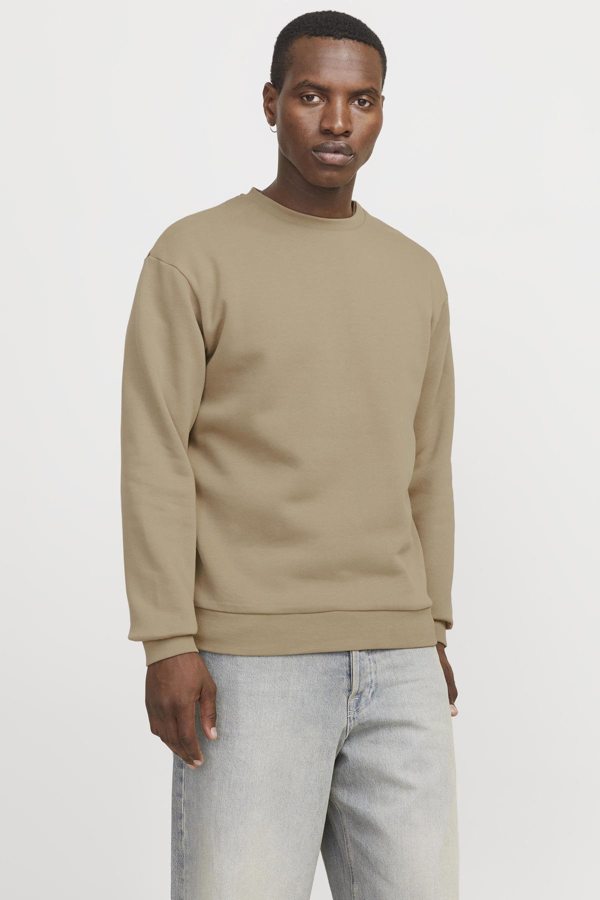 JACK & JONES ESSENTIALS sweater beige | wehkamp