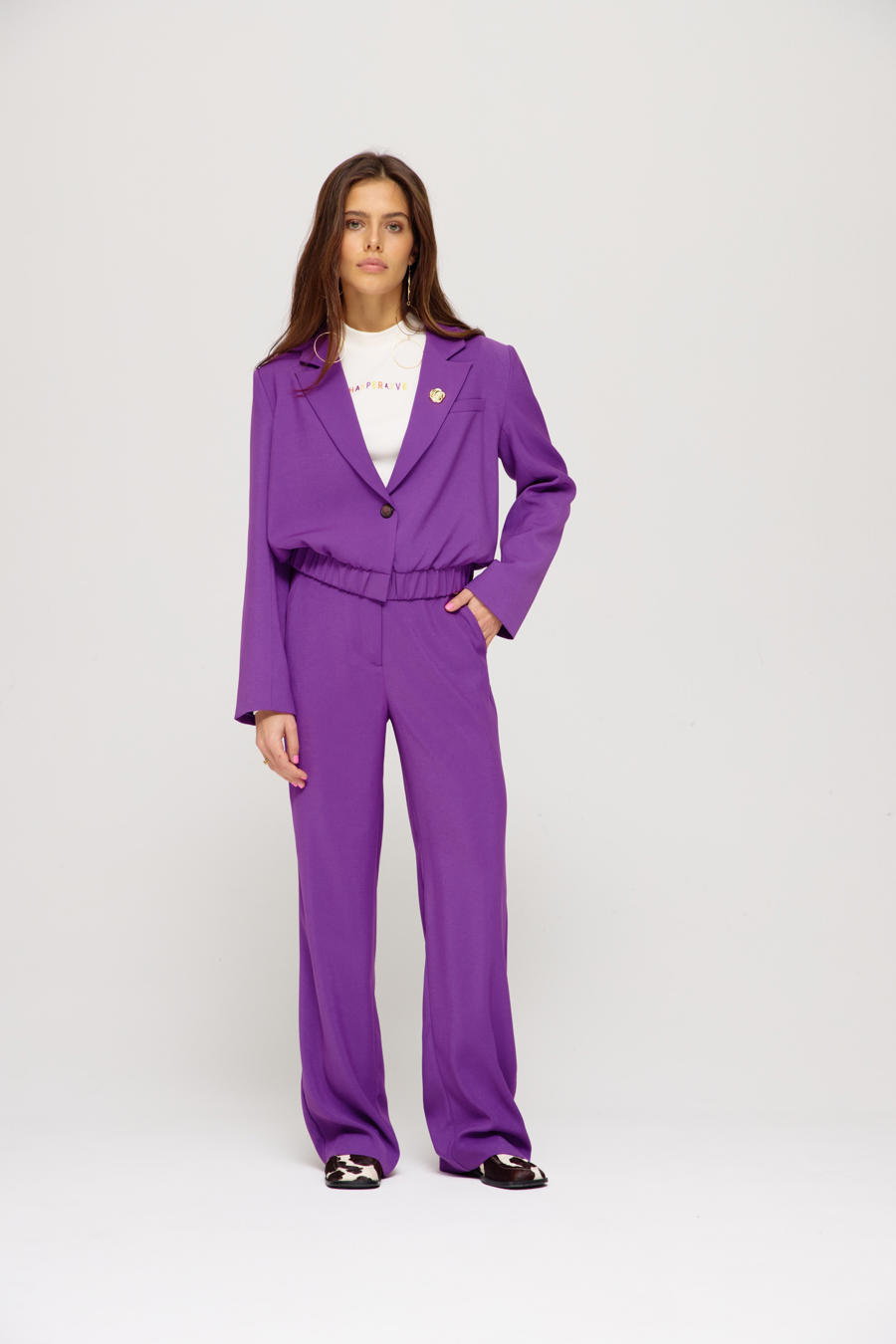 Paarse broeken voor dames online kopen? | Morgen in huis | Wehkamp