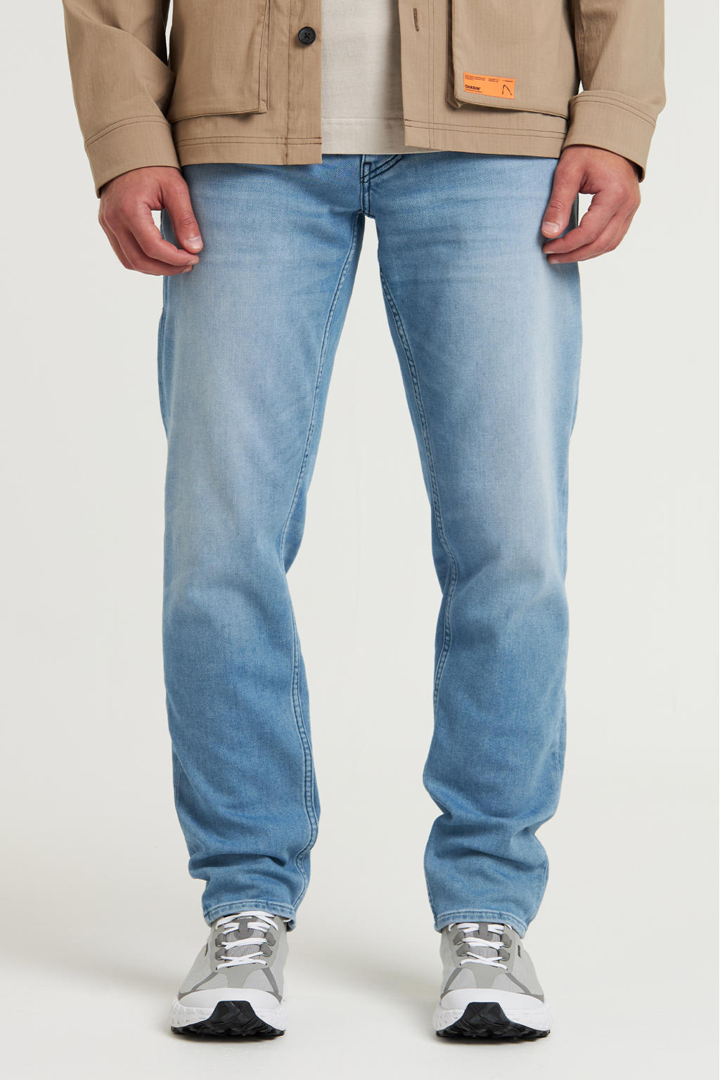 CHASIN' Evan Mido slim fit jeans light blue denim | wehkamp