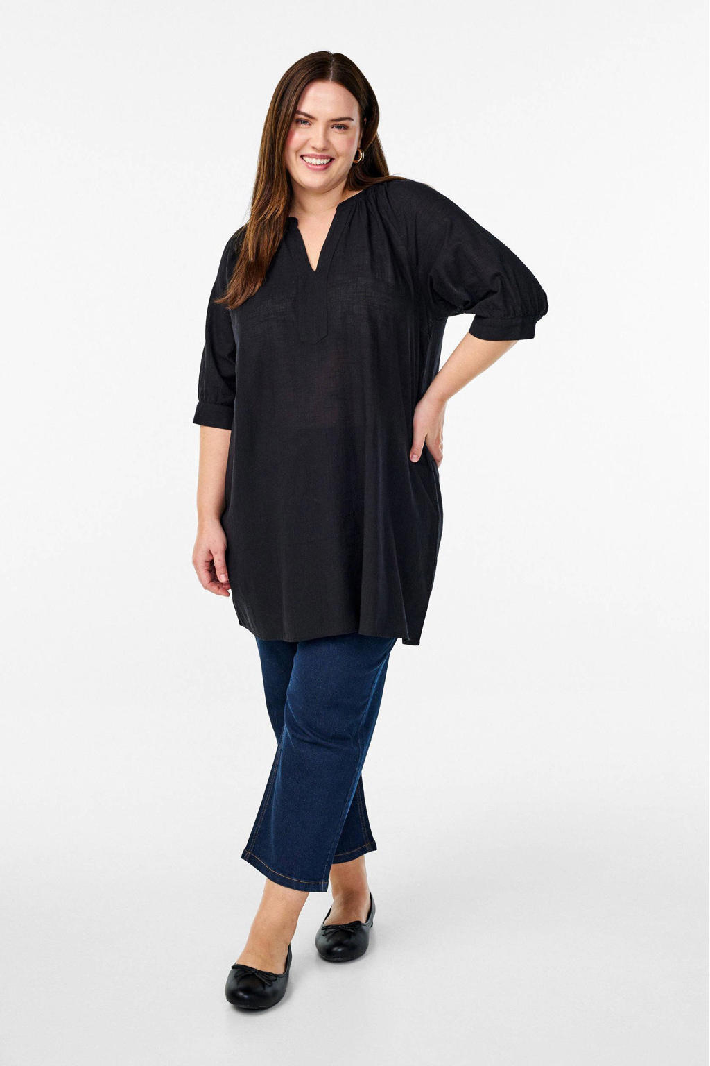 Zizzi tuniek zwart kopen? | Morgen in huis | wehkamp