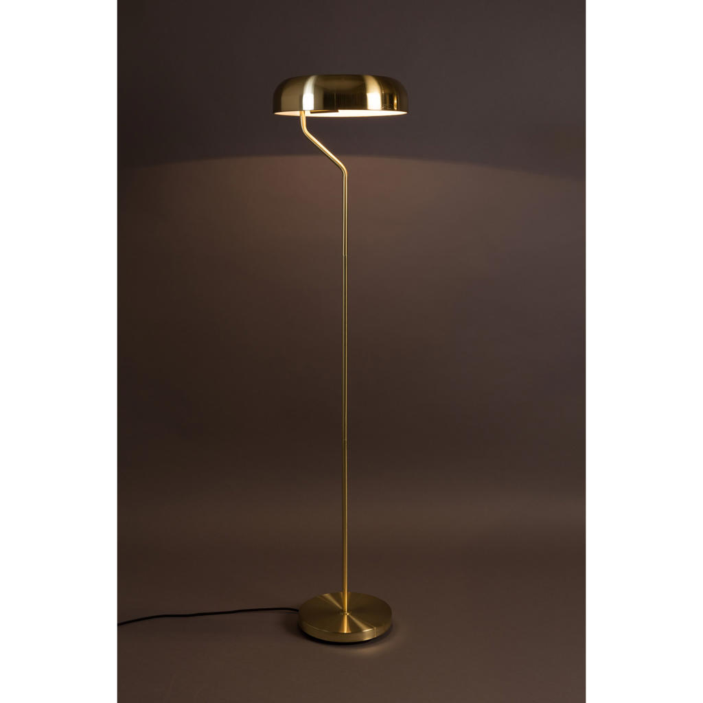 Dutchbone Eclipse vloerlamp/ staande lamp Goud | wehkamp