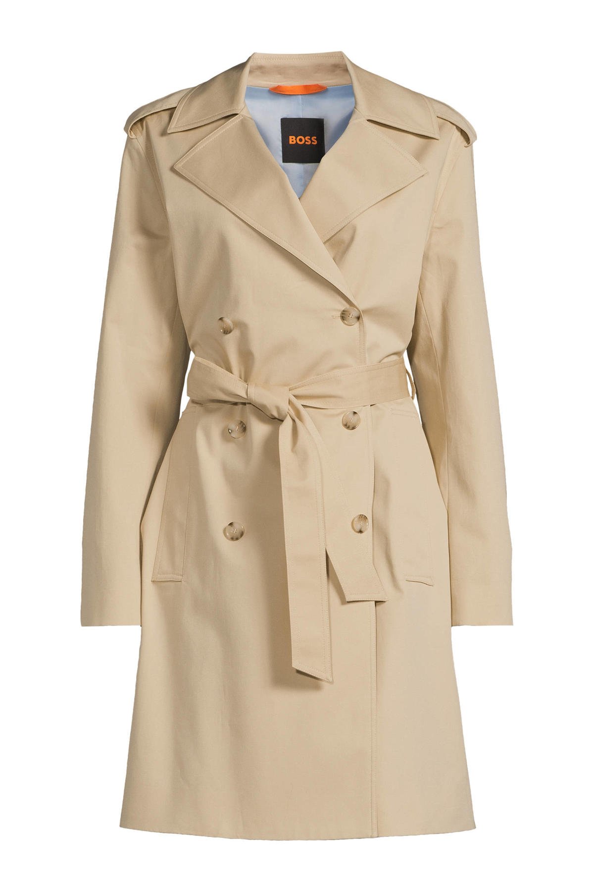 BOSS trenchcoat beige kopen? | Morgen in huis | wehkamp