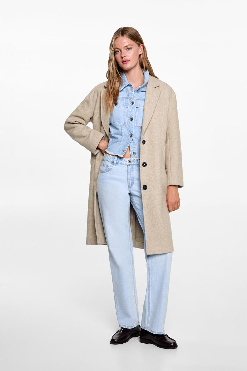 MANGO TEEN manteljas lichtbruin | wehkamp