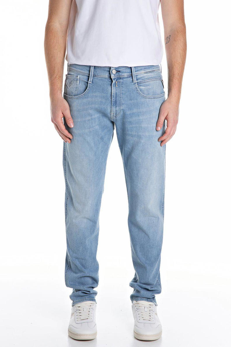 REPLAY slim fit jeans ANBASS Hyperflex light blue denim | wehkamp