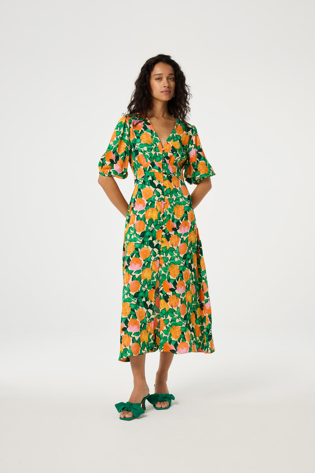 Fabienne Chapot jurk groen kopen? | Morgen in huis | wehkamp