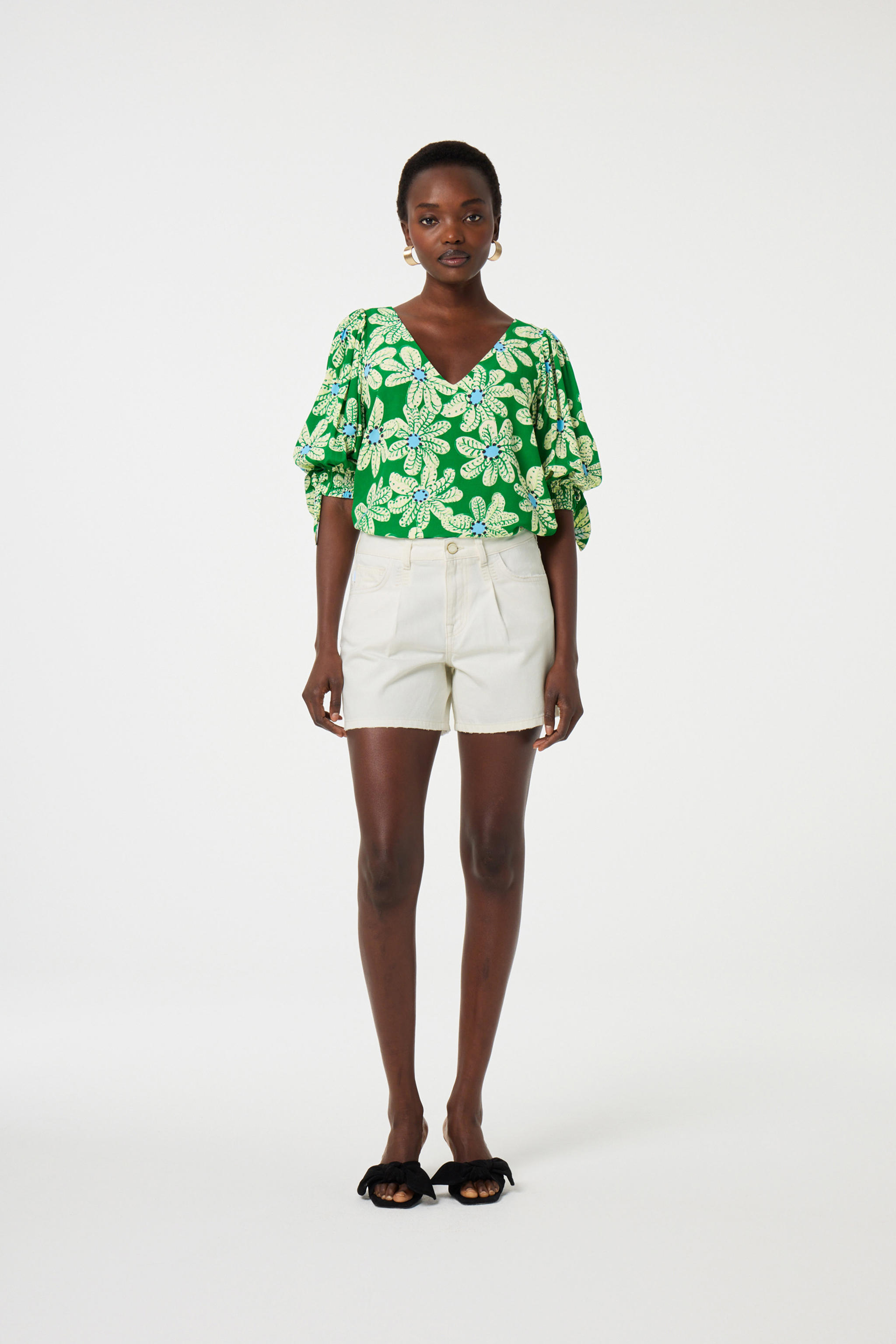 Fabienne Chapot blousetop groen | wehkamp