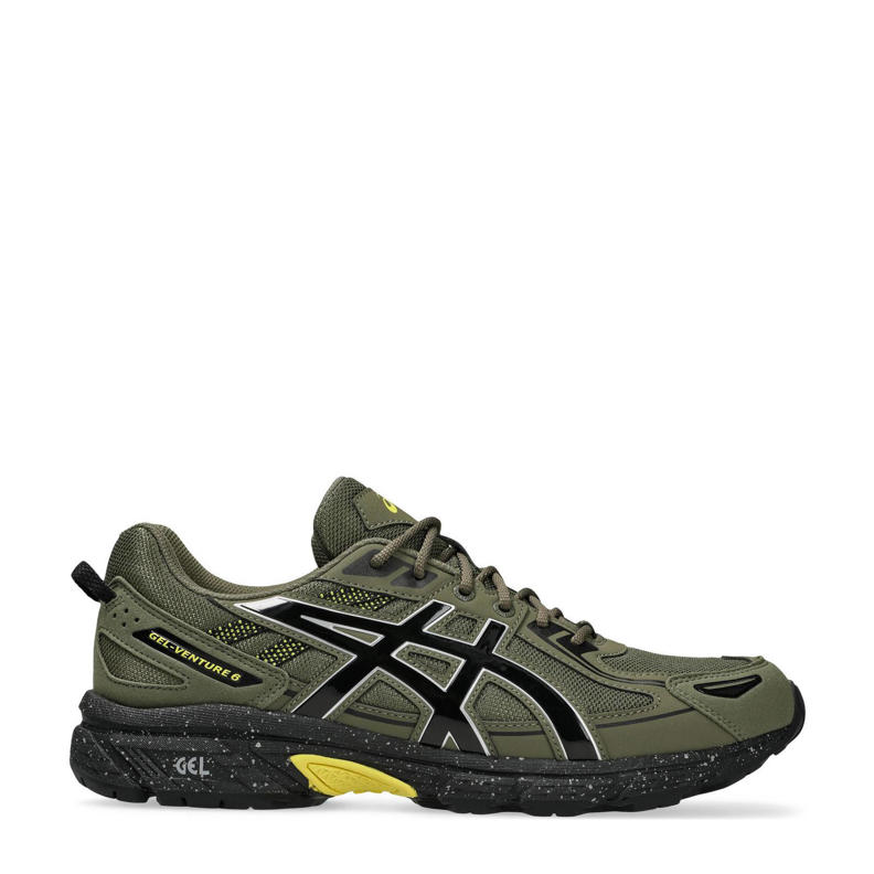 ASICS Gel-Venture 6 sneakers olijfgroen/zwart | wehkamp