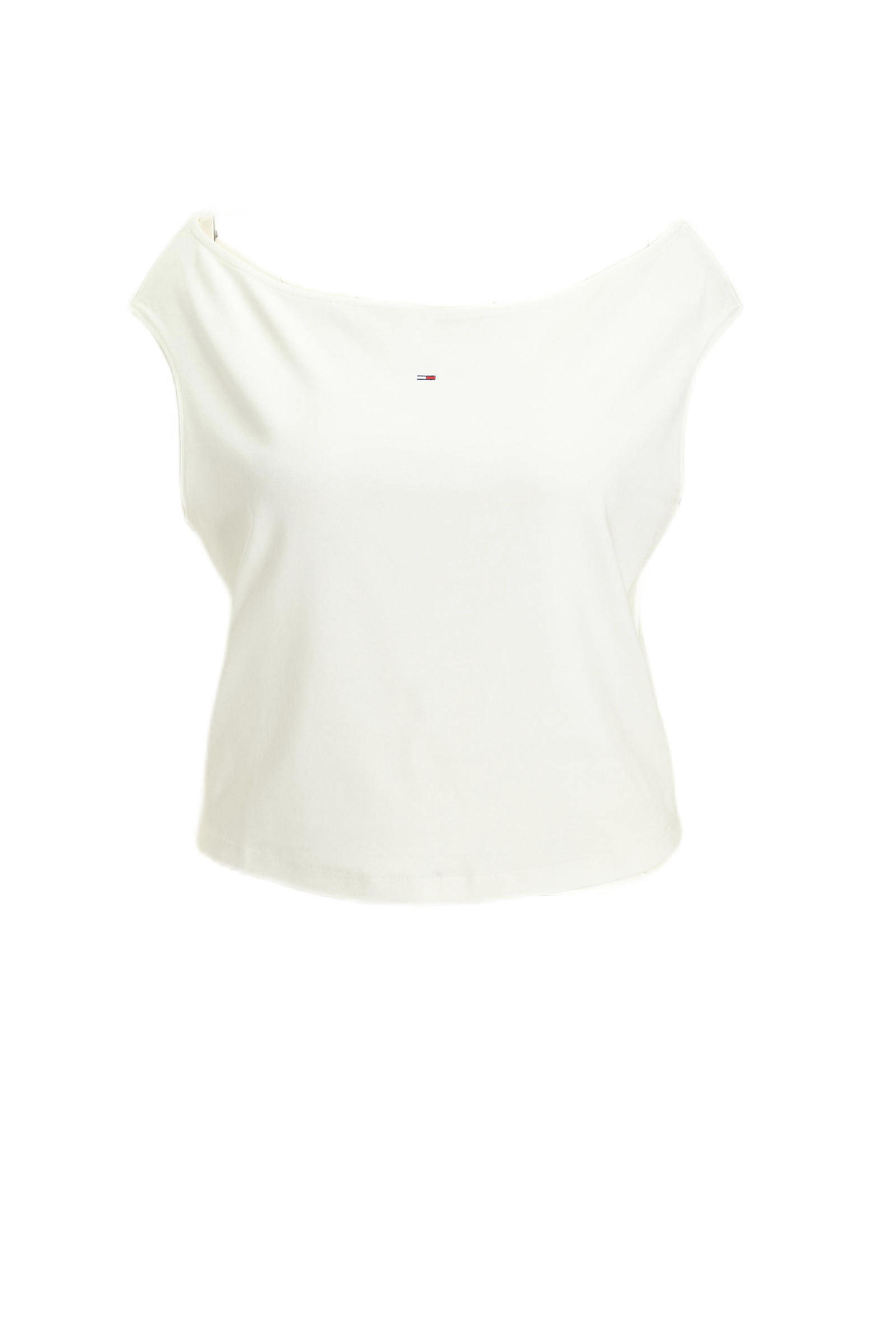 Tommy Jeans top ecru kopen? | Morgen in huis | wehkamp