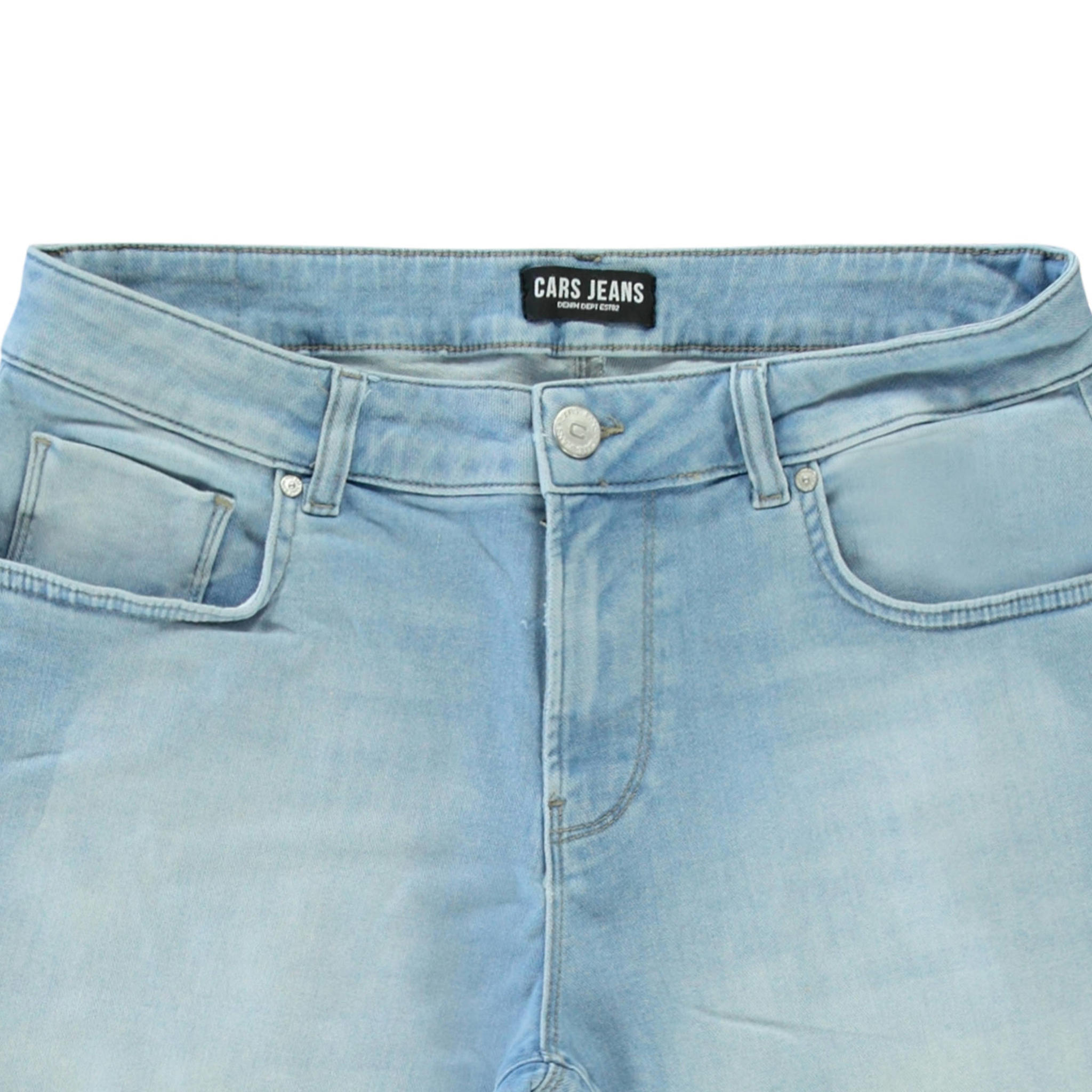 Cars regular denim short light blue denim | wehkamp