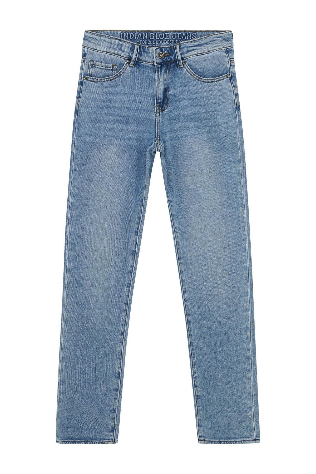 Indian Blue Jeans straight jeans medium blue denim | wehkamp