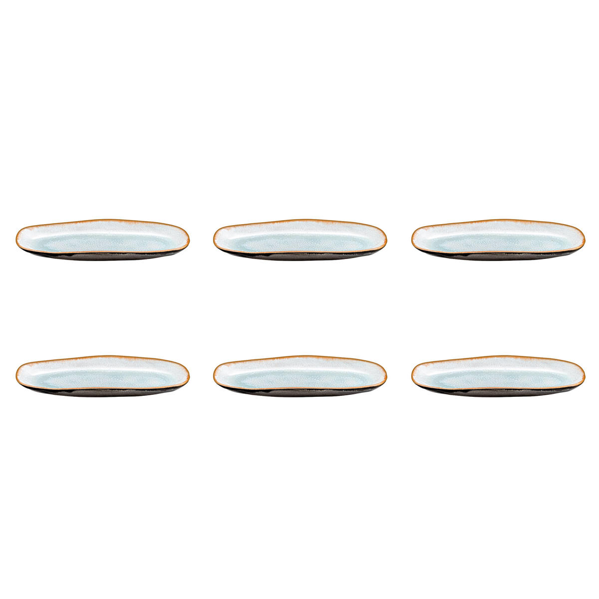 Medard de Noblat Shadow serveerbordje (23 x 11 cm) (set van 6) | wehkamp