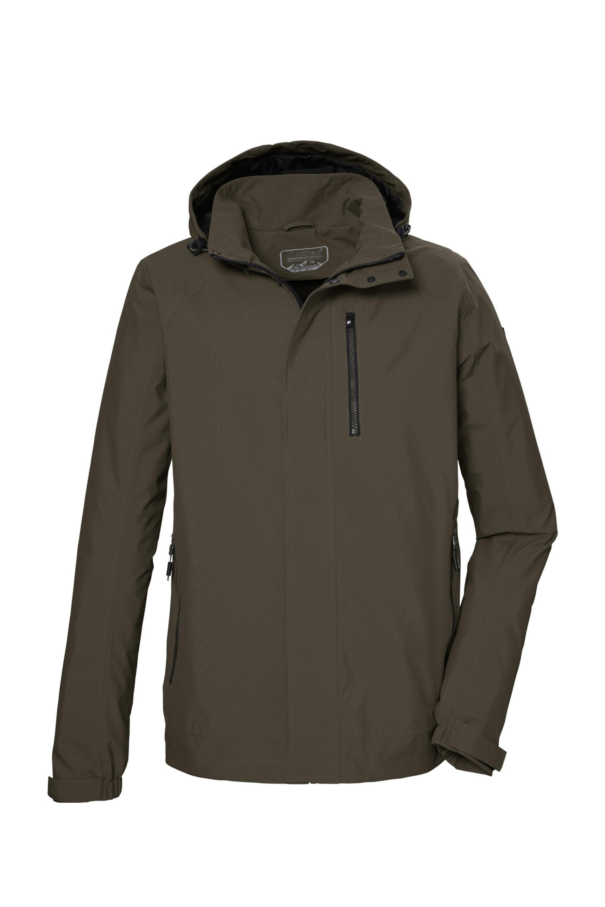 Killtec outdoor jas olijfgroen | wehkamp