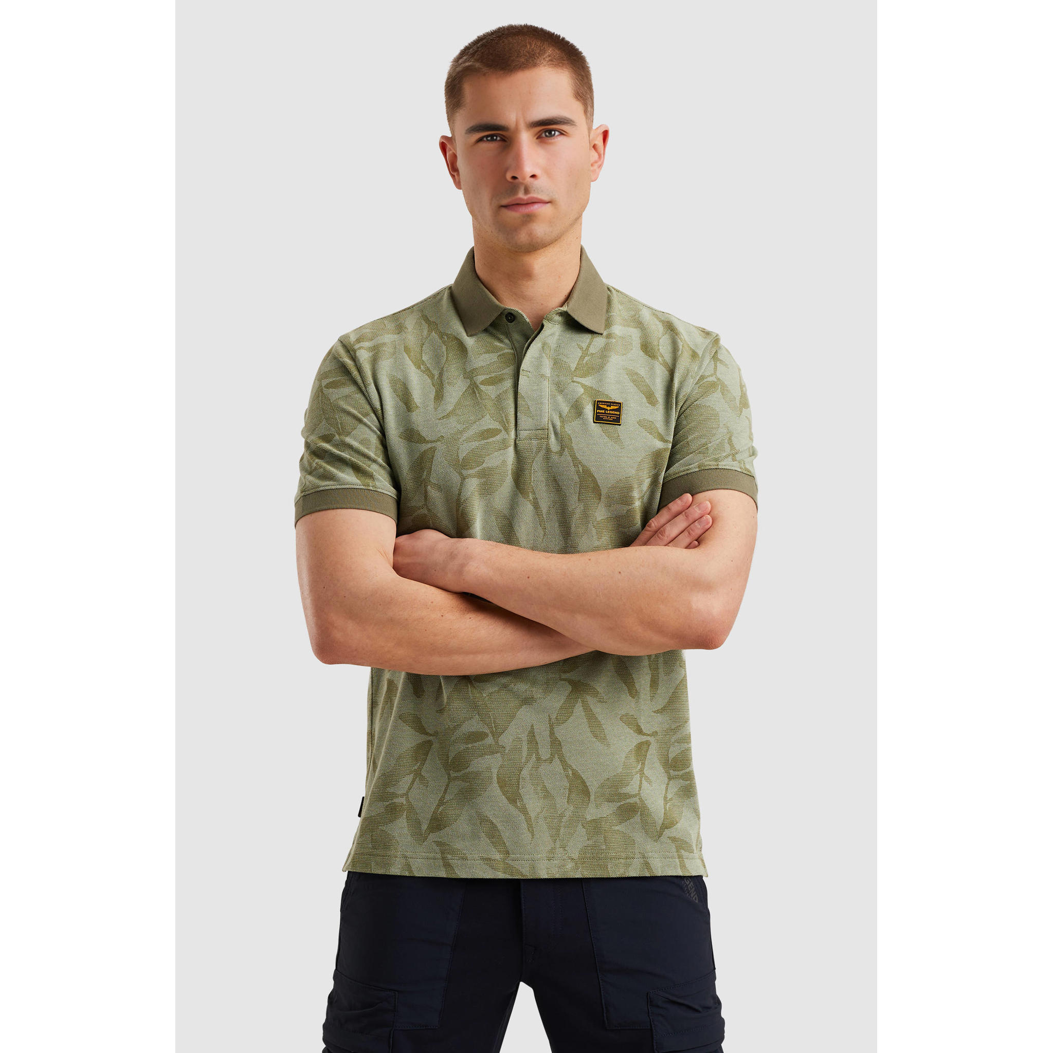 PME Legend regular polo groen | wehkamp