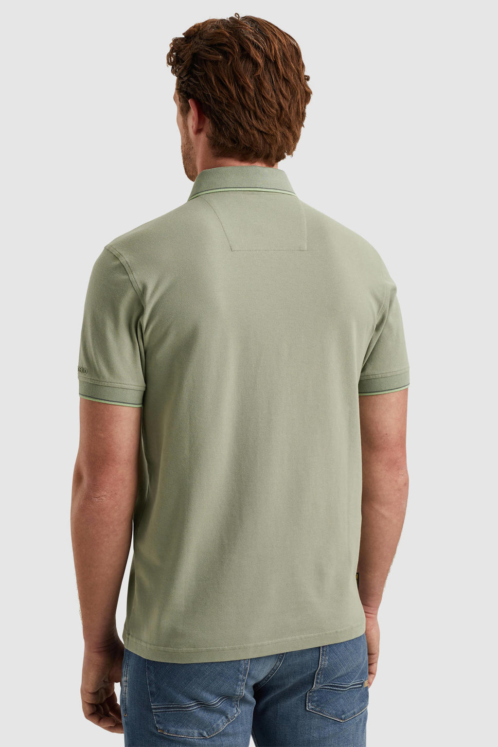 PME Legend regular polo groen | wehkamp