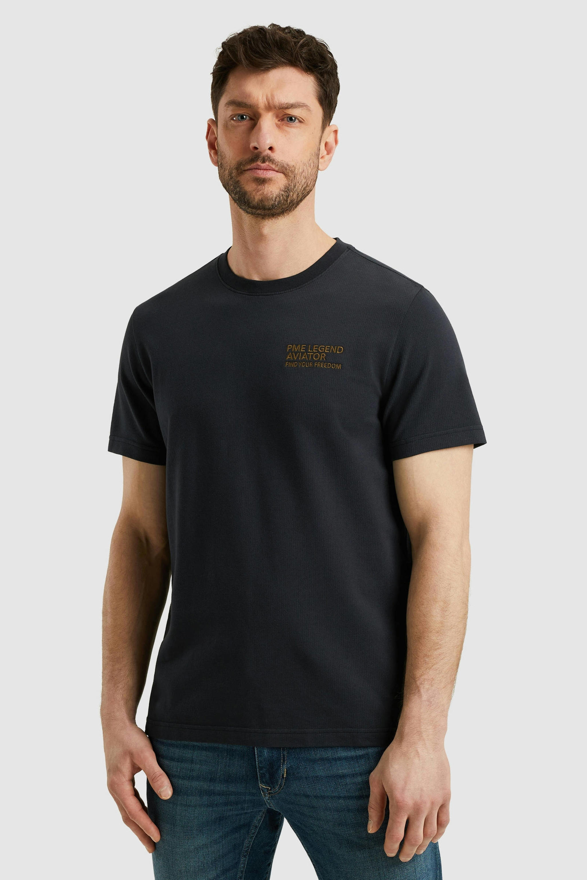 PME Legend T-shirt donkerblauw | wehkamp