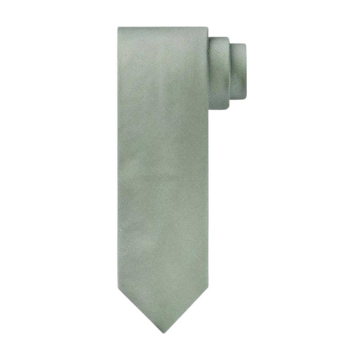 Profuomo zijden stropdas groen | wehkamp