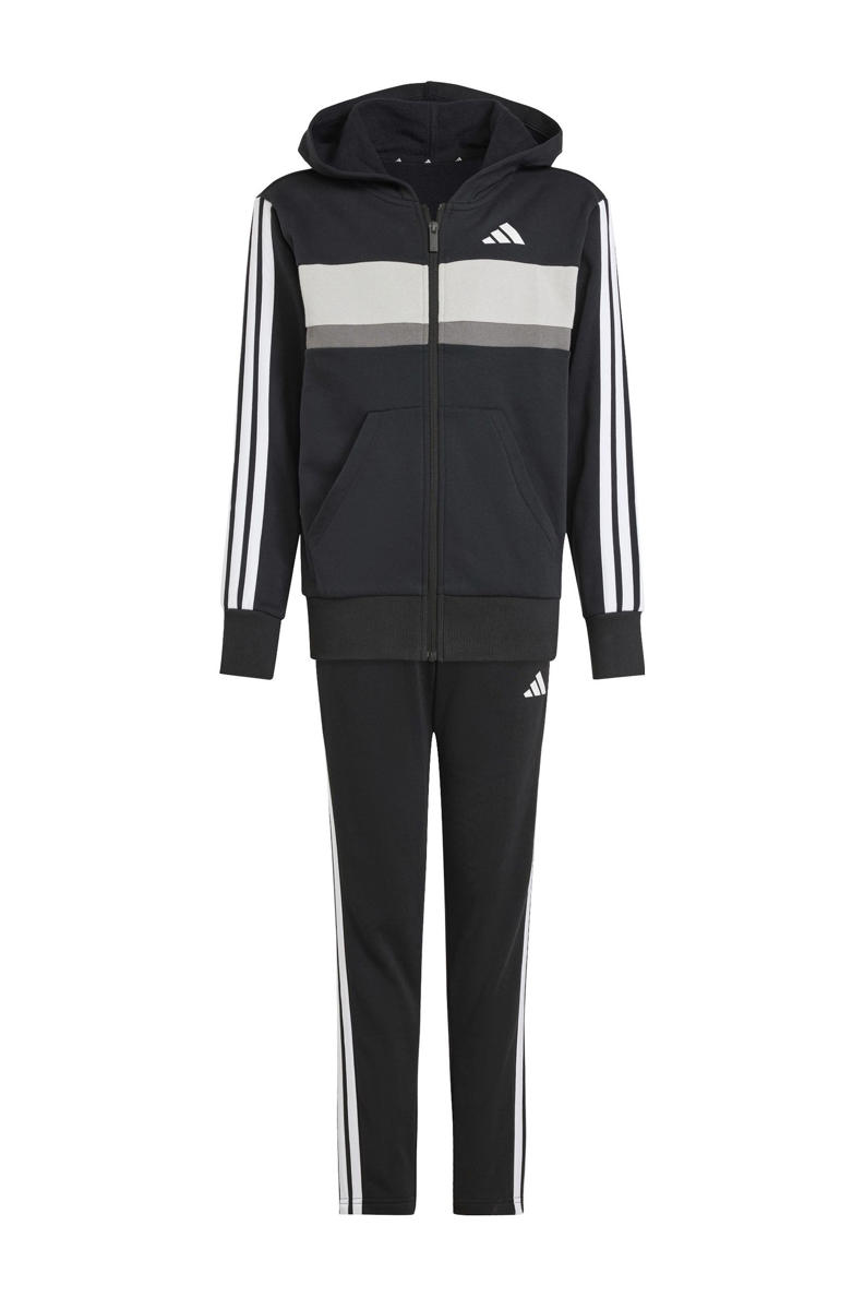 adidas Sportswear joggingpak zwart/wit | wehkamp
