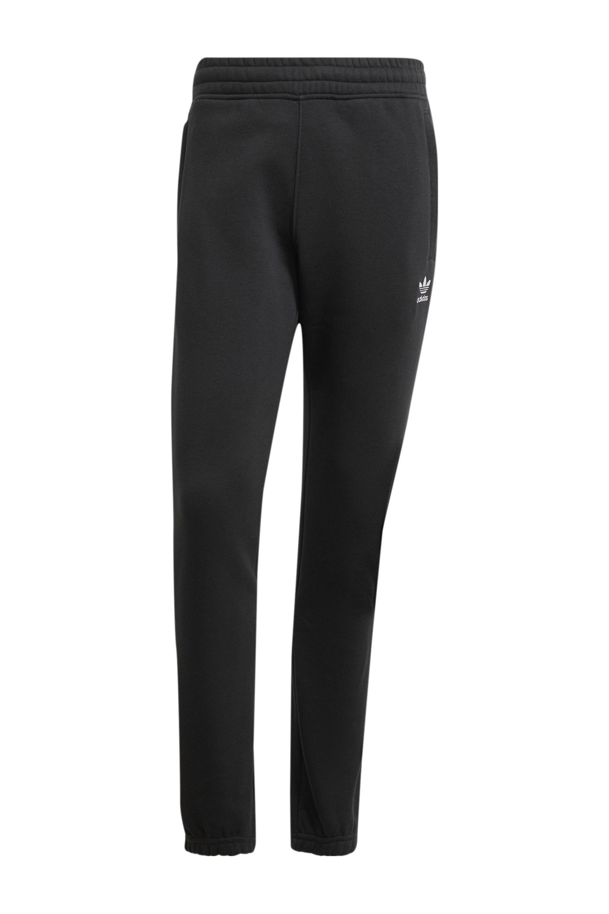adidas Originals Trefoil Essentials joggingbroek zwart | wehkamp