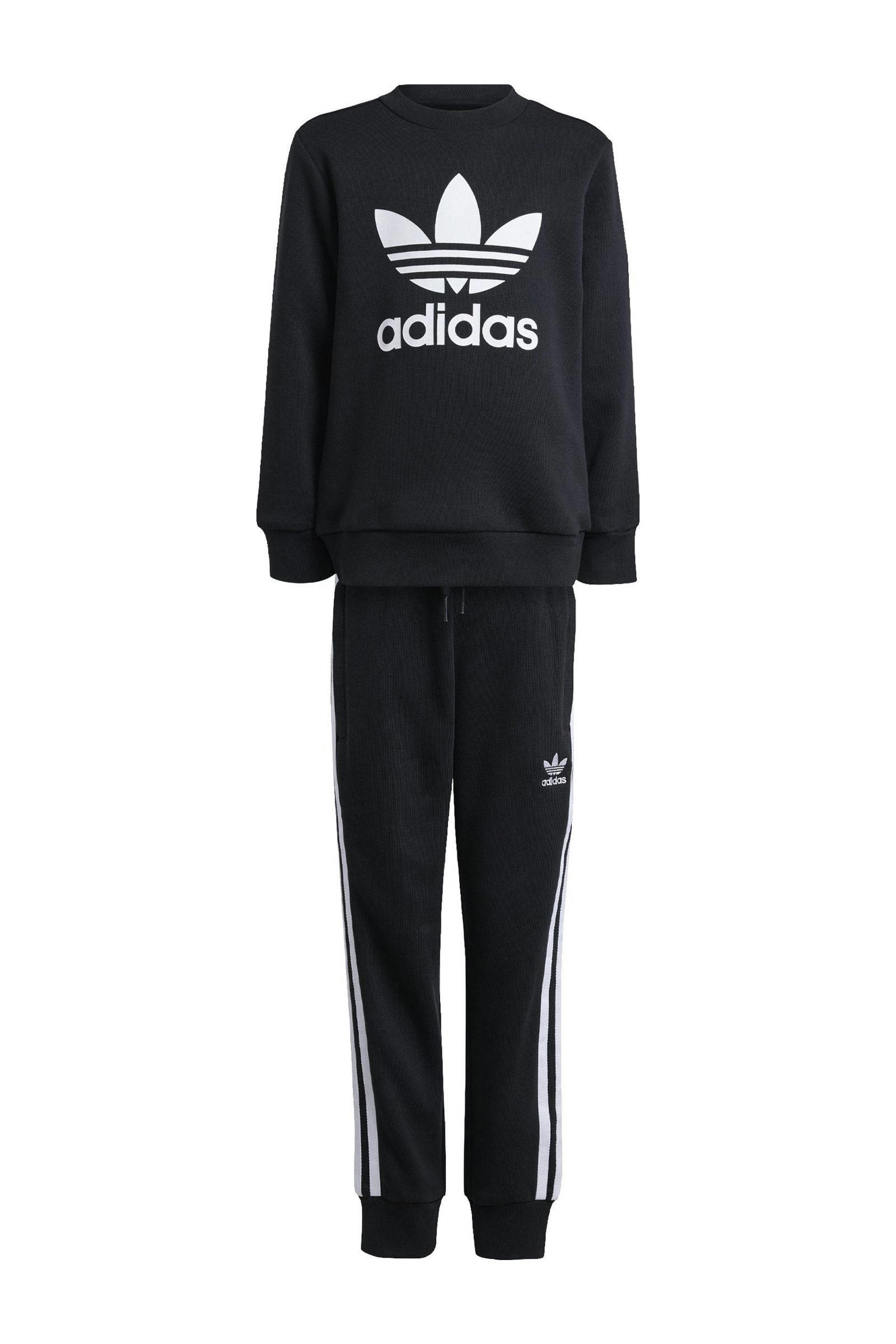 adidas Originals Adicolor joggingpak Trefoil zwart | wehkamp