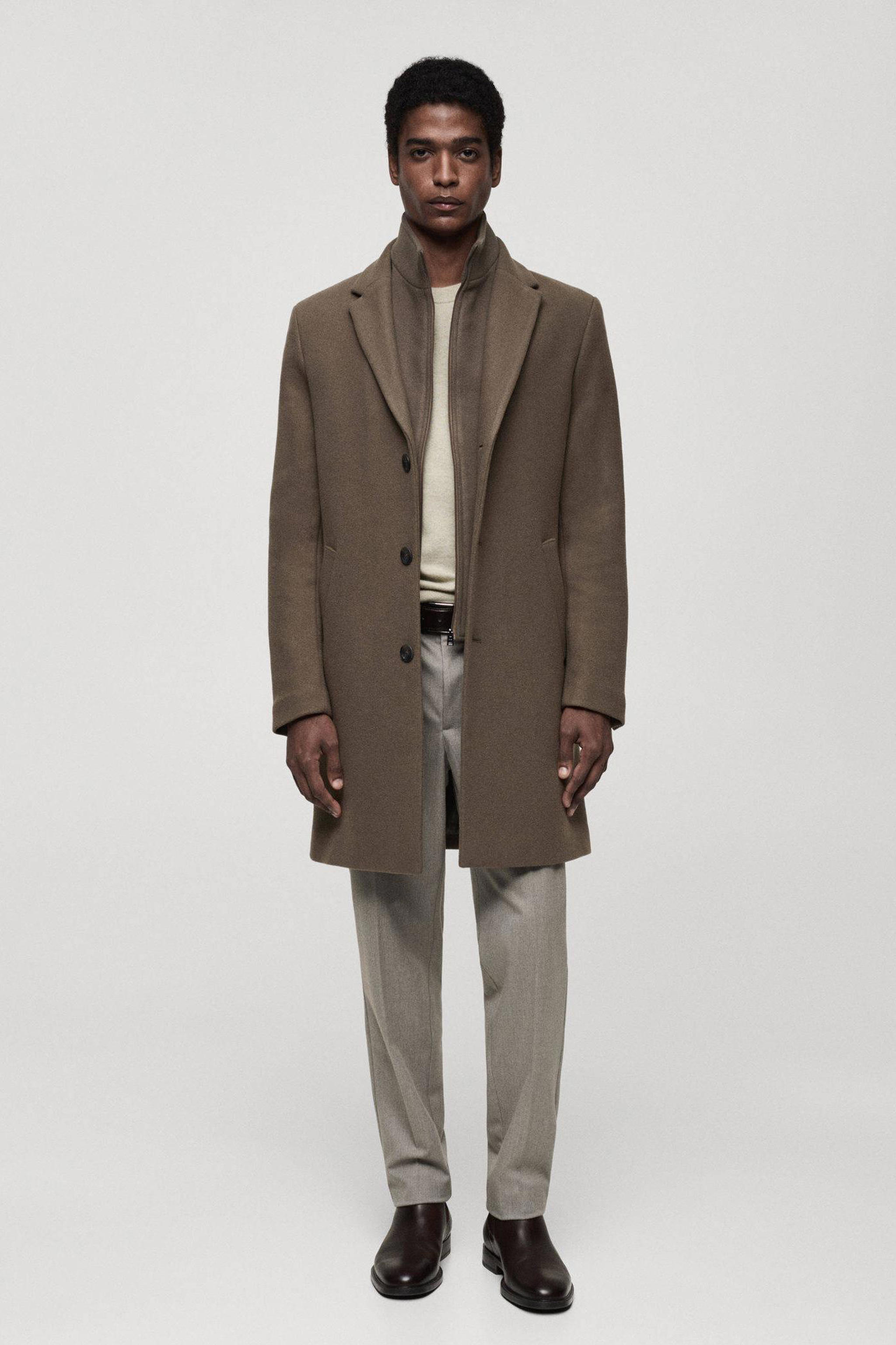 Mango Man manteljas bruin kopen? | Morgen in huis | wehkamp