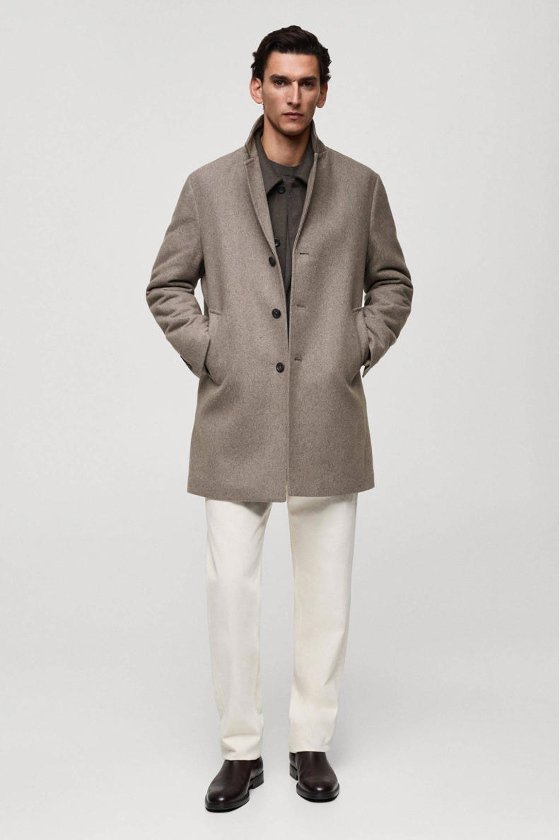 Mango Man manteljas bruin kopen? | Morgen in huis | wehkamp