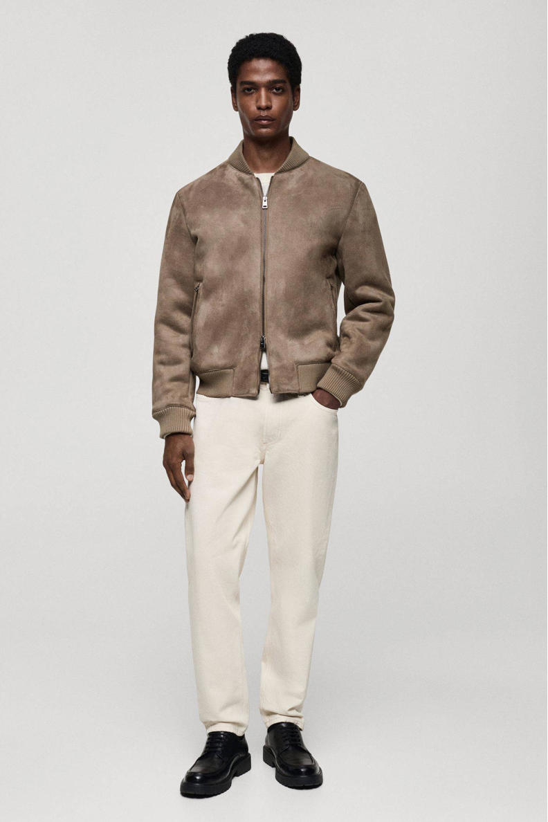 Mango Man bomberjack beige kopen? | Morgen in huis | wehkamp
