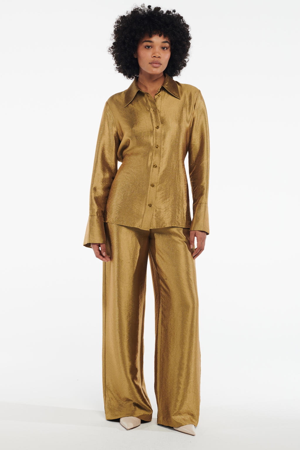 Studio AR by ARMA blouse olijfgroen | wehkamp