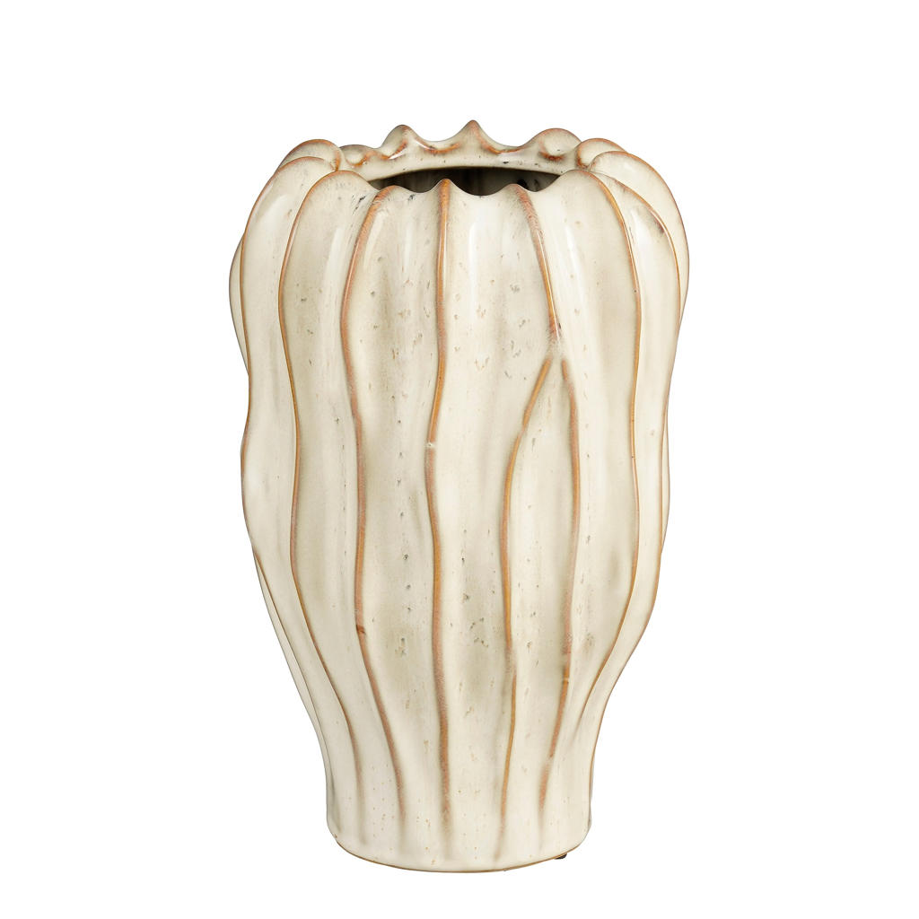 Mica Decorations vaas Wit Thom (30x20 cm) | wehkamp