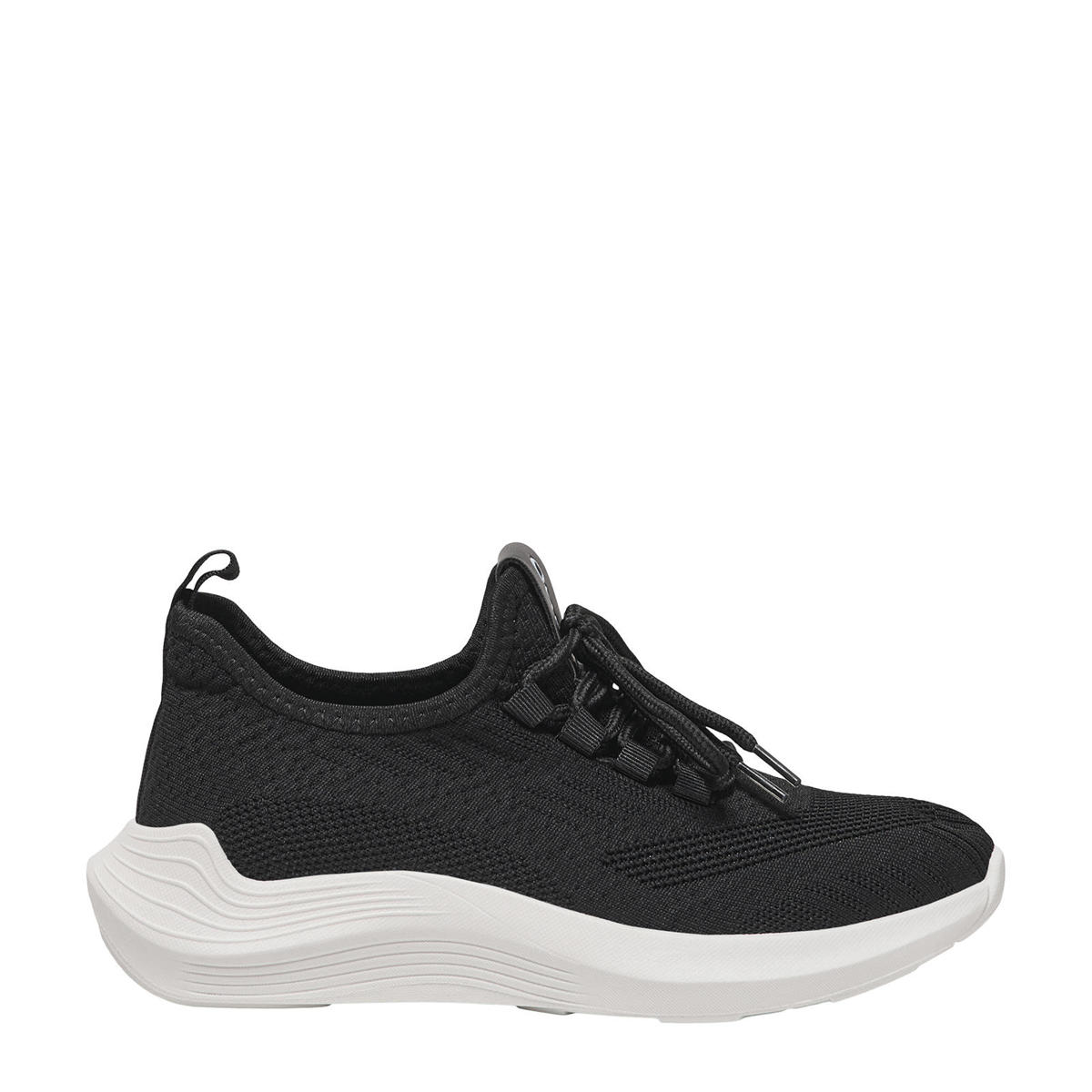 ONLY ONLSLOANE-1 FLYKNIT SNEAKER sneakers zwart | wehkamp