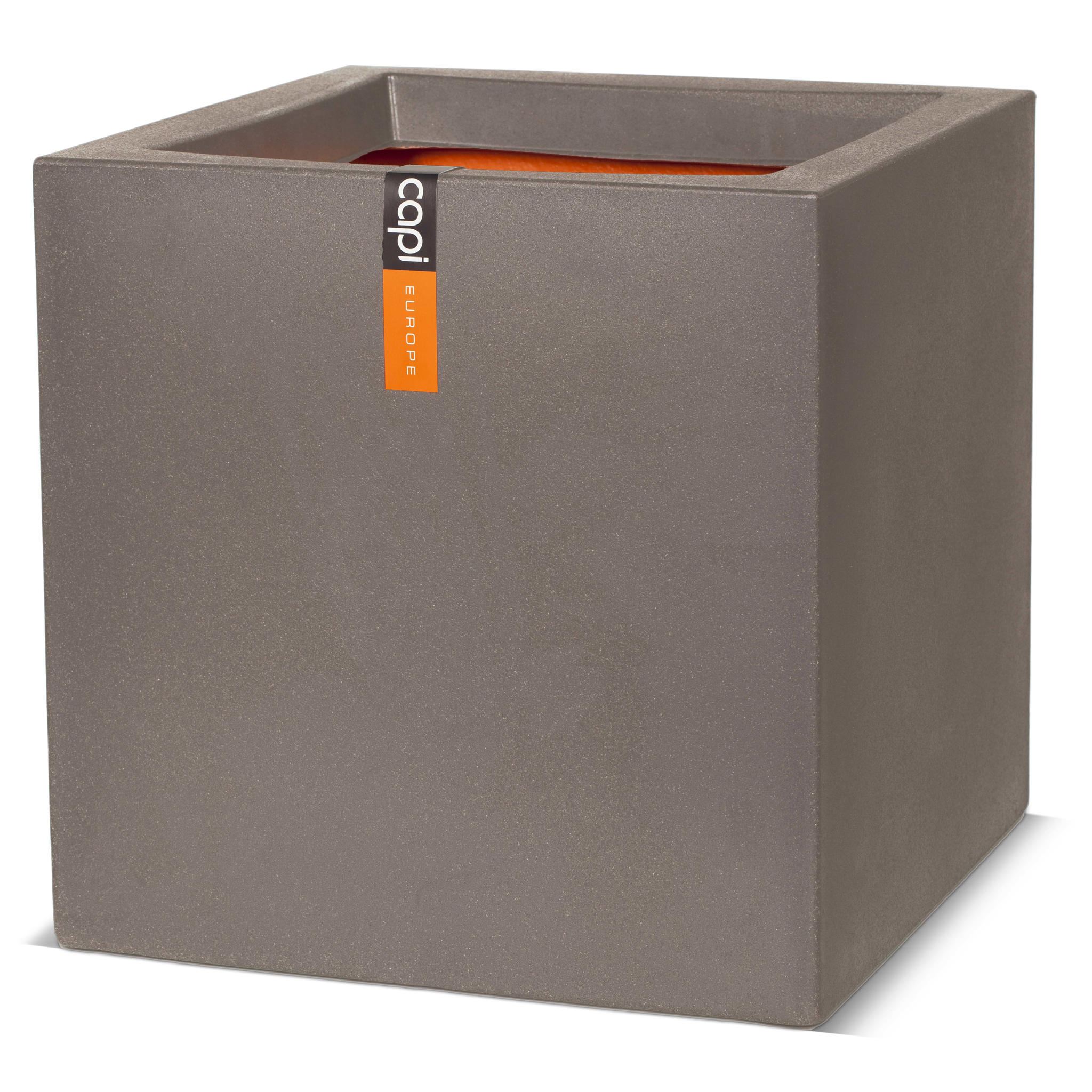 Capi pot Smooth vierkant (40x40 cm) warm taupe | wehkamp