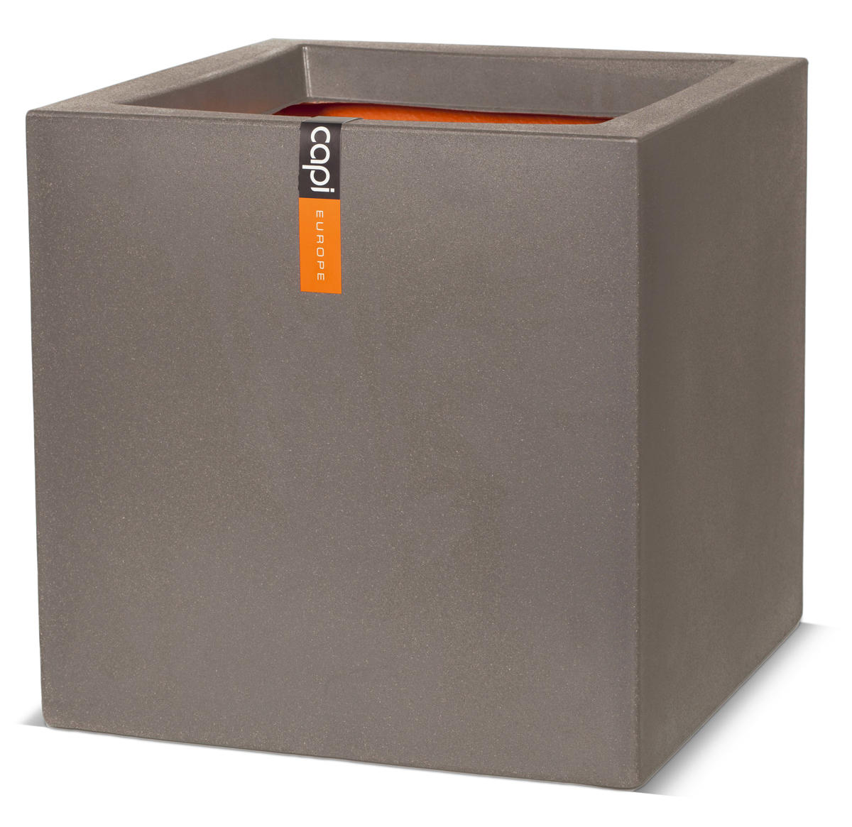 Capi pot Smooth vierkant (40x40 cm) warm taupe | wehkamp