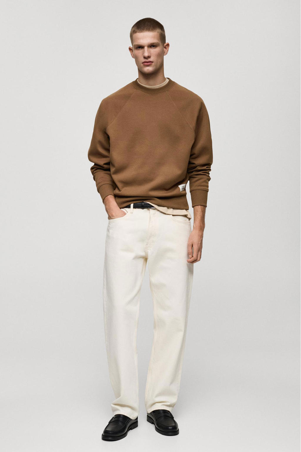 Mango Man sweater bruin kopen? | Morgen in huis | wehkamp
