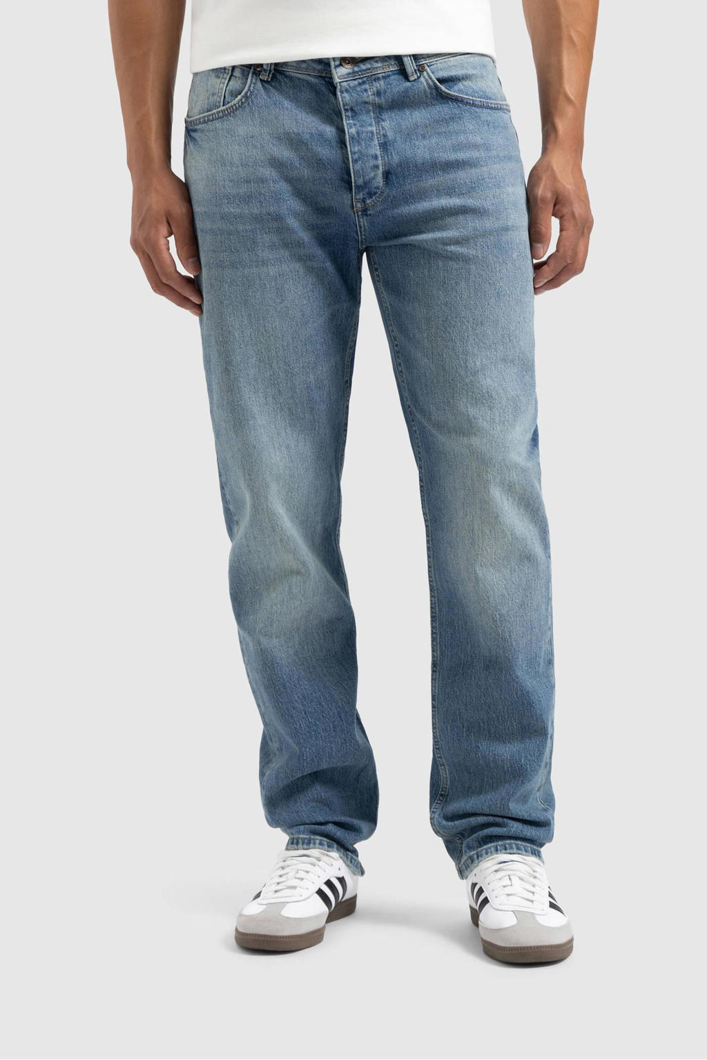 Pure Path Eric regular fit jeans blauw | wehkamp