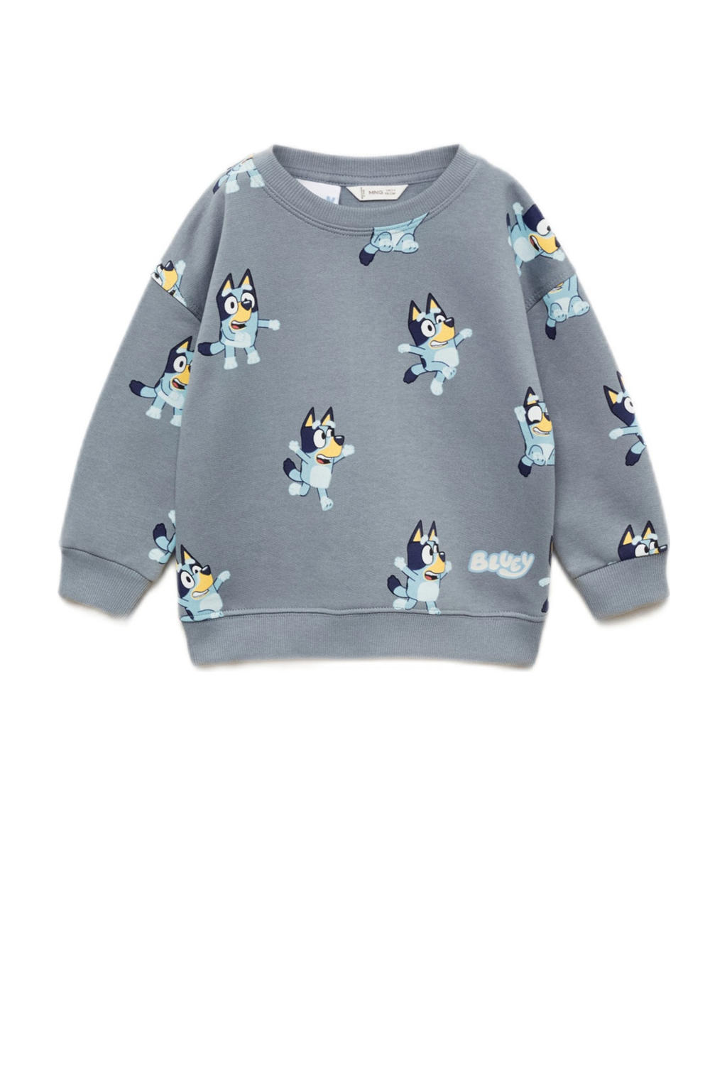 Mango Kids Bluey sweater blauw | wehkamp