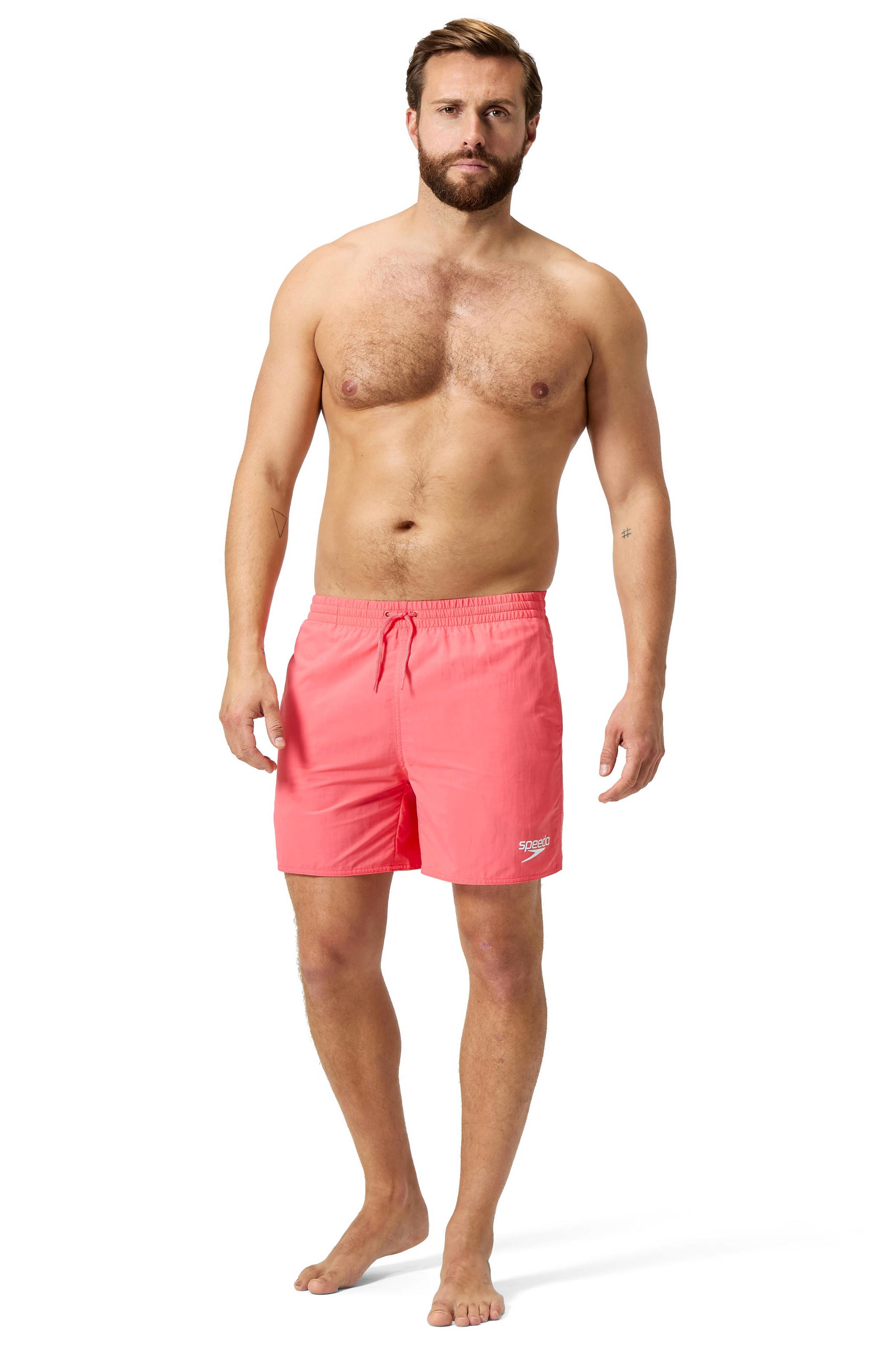 Speedo zwemshort Essential oranje | wehkamp