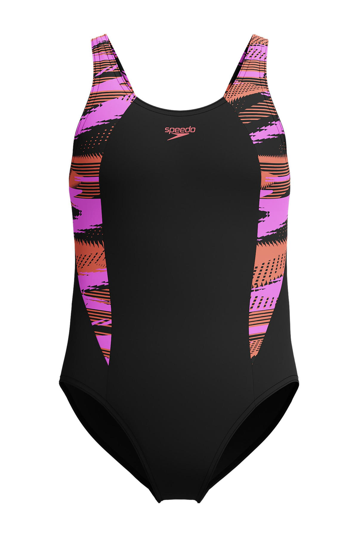 Speedo EnduraFlex sportbadpak Muscleback zwart/paars | wehkamp