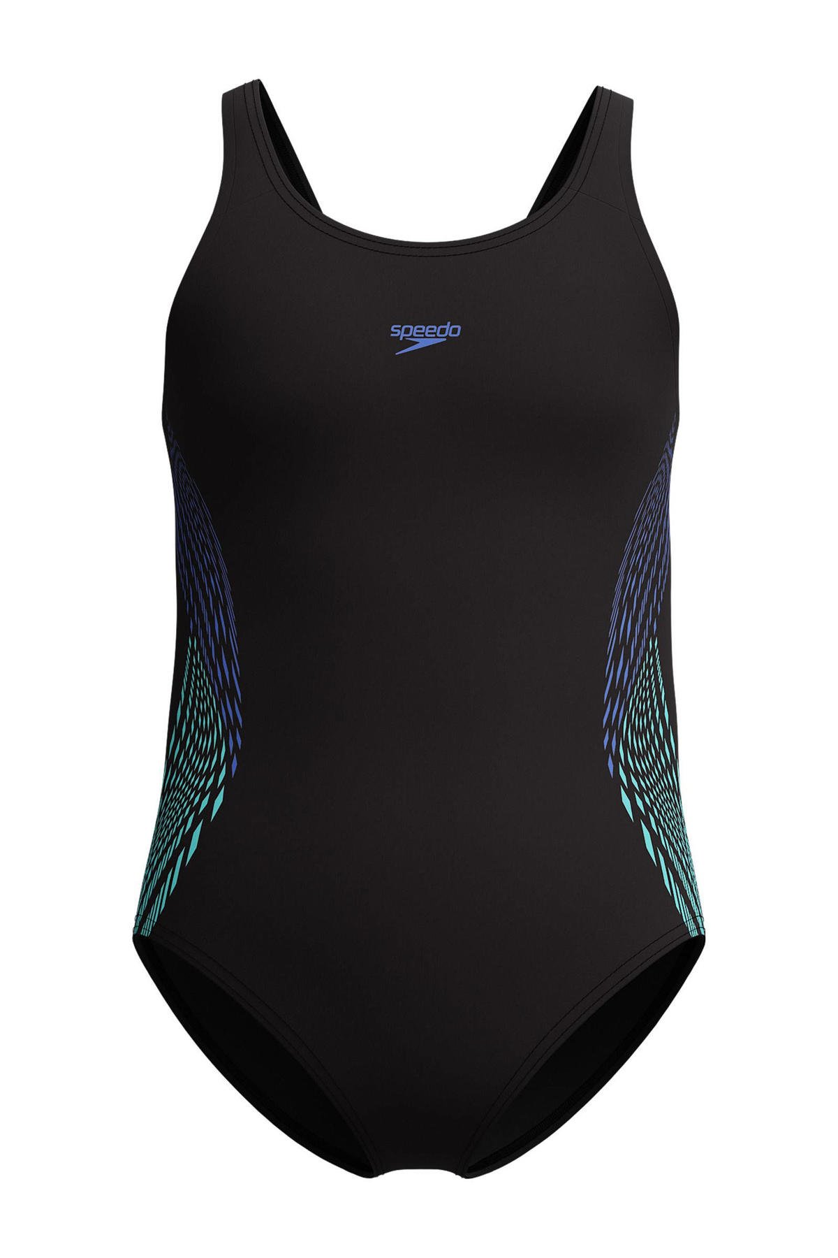Speedo EnduraFlex sportbadpak Muscleback zwart/blauw | wehkamp