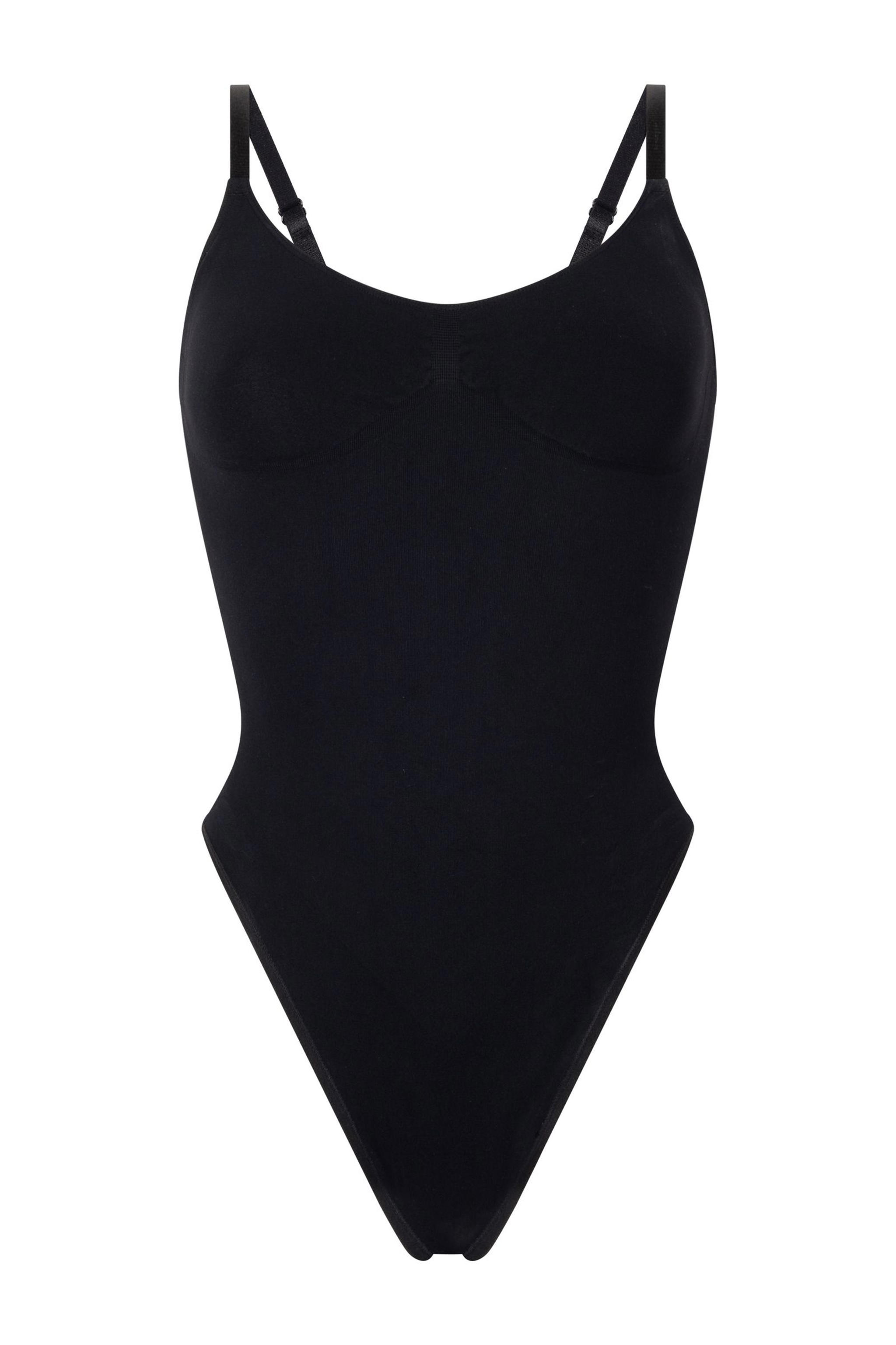 Hunkemöller corrigerende stringbody zwart | wehkamp